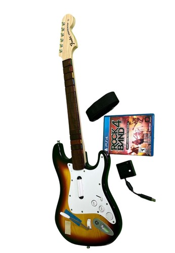 Complete Rock Band 4 bundle for PS4 with Guitar Controller and Dongle ...