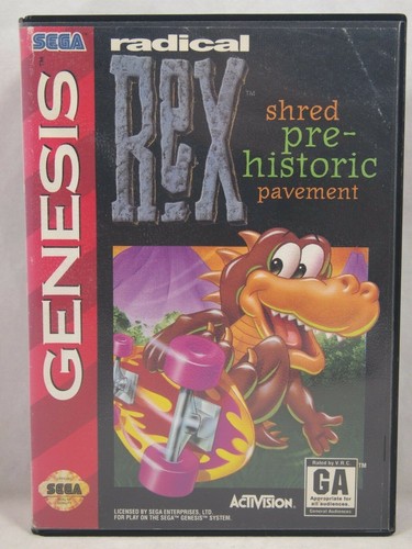 Radical Rex Case (SEGA Genesis) Authentic BOX ONLY | eBay