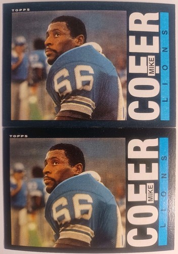 1985 TOPPS #55 DETROIT LIONS MIKE COFER RC [2] NM/MT 05908 | eBay