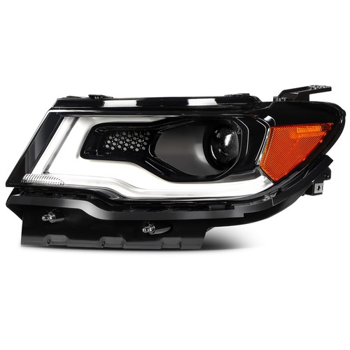Headlight For 2017-2021 Jeep Compass HID/Xenon w/LED DRL Projector Left ...