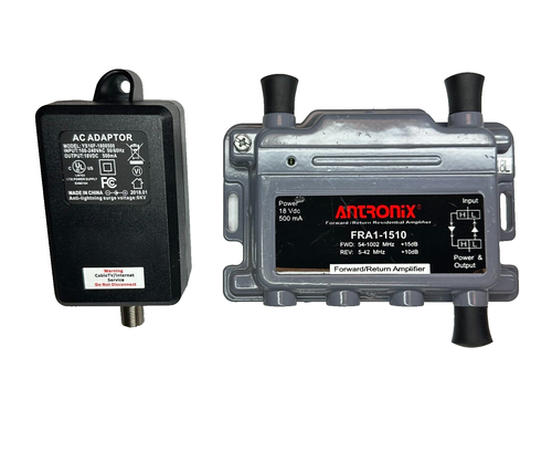 ANTRONIX FRA1-1510 CABLE TV BOOSTER AMP Forward/Return Amplifier w ...