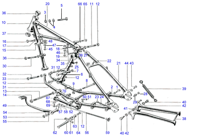 TRIUMPH 3T 5T 6T T100 RIGID REAR STAND SPRING 1934-53 F975A 82-0975A UK ...