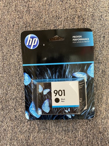 New (OLD STOCK) HP Genuine 901 OEM Black Printer Cartridge CC653AN Exp ...