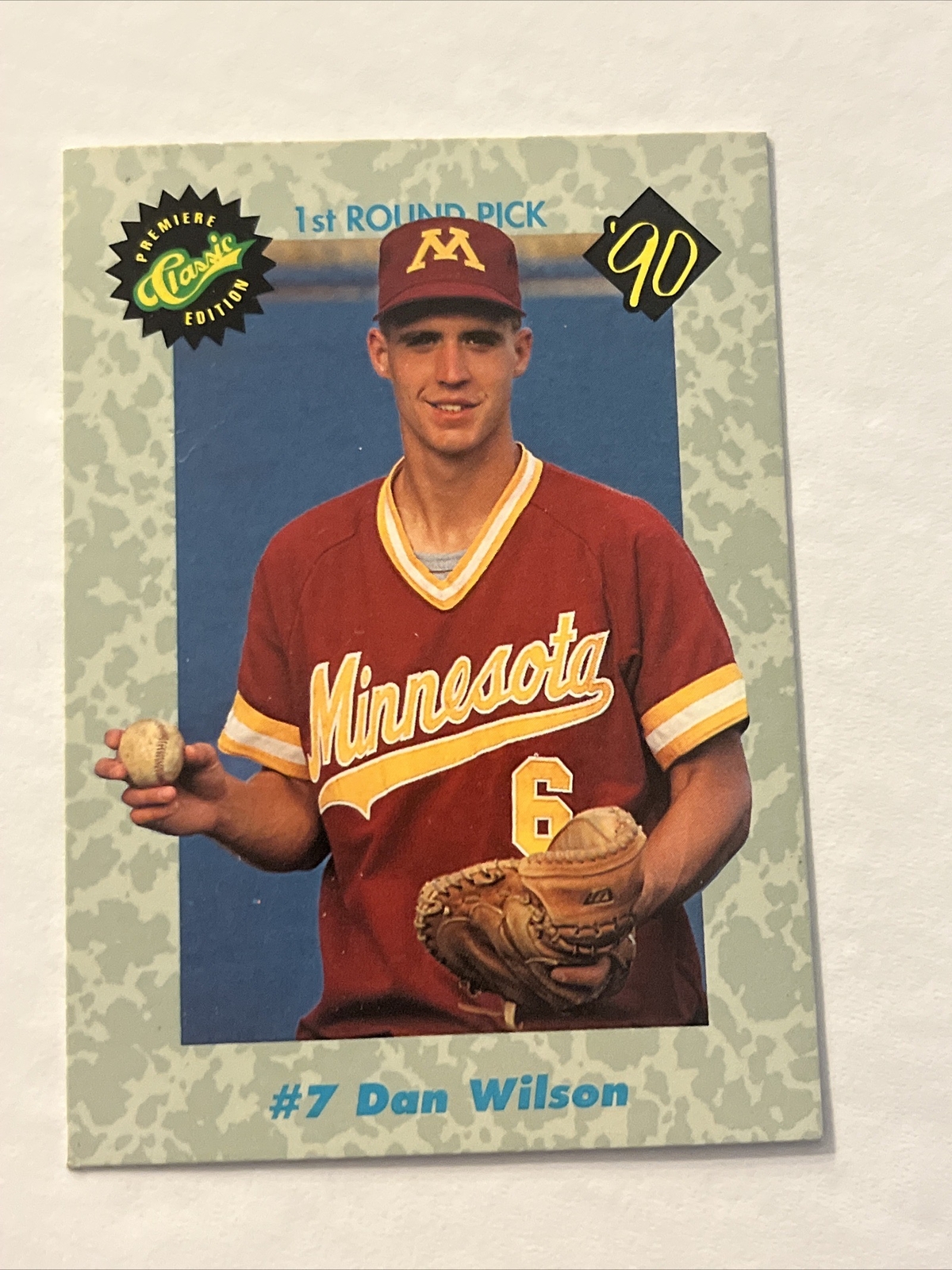 MLB - Dan Wilson 1990 Classic Premiere Edition 1st Rd Draft Picks C9 | eBay