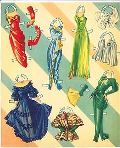 2 SETS ORIGINAL UNCUT 1948 PERT & PRETTY PAPER DOLLS~VINTAGE~NEVER USED ...