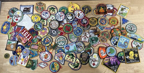 Vintage Estate Fresh Lot Of 100 Boy Scouts Of America Patches | eBay