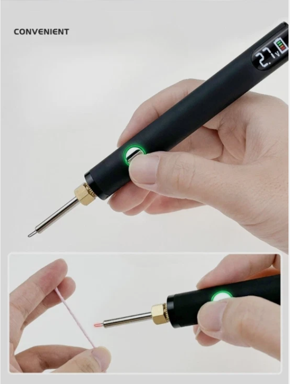 Wireless 510 Rechargeable Gauge Thread Welder Electric Soldering Iron ...