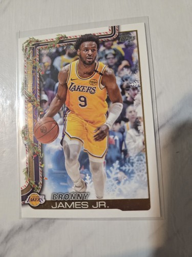 Bronny James Jr. Holiday 2025-26 Topps Holiday #H121 | eBay