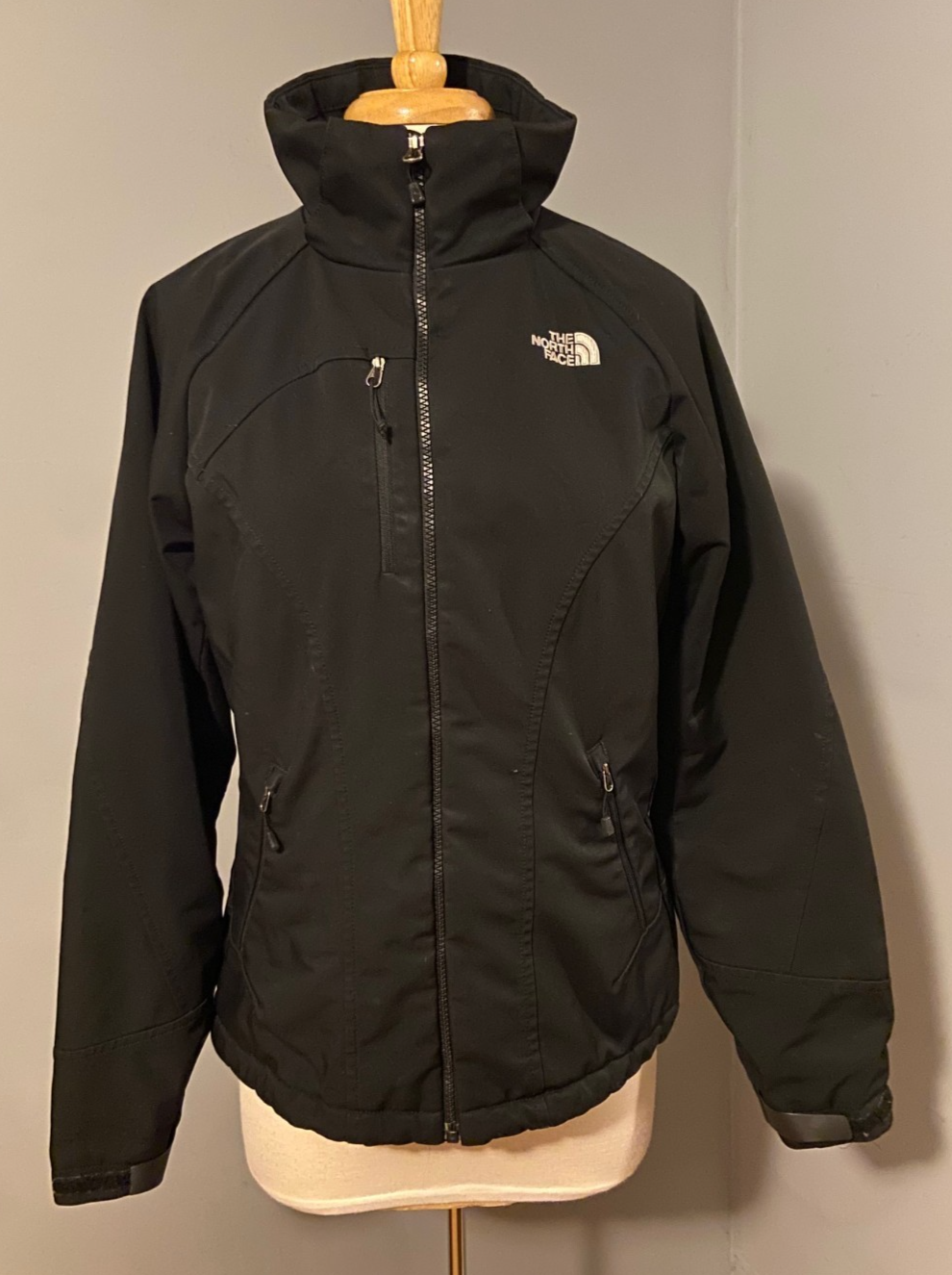 North Face Apex Elevation Jacket Women Medium Black Insulated Primaloft Coat | eBay