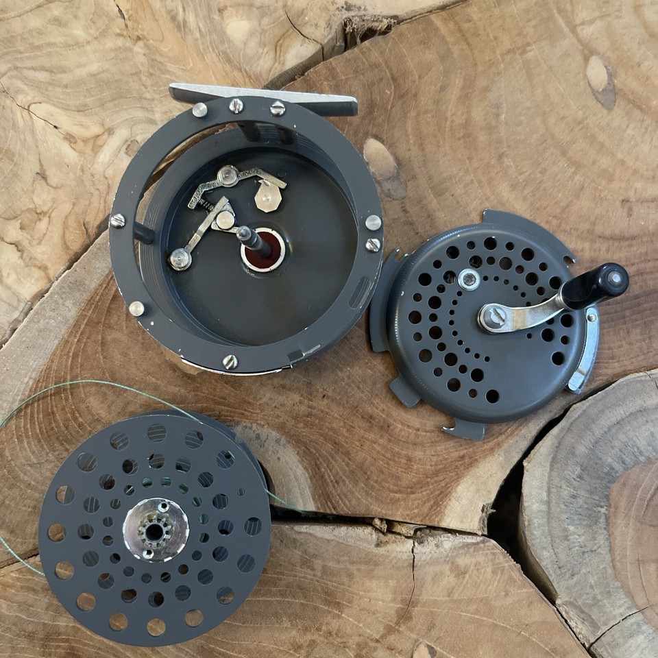 Vintage LL Bean Martin Fly Fishing Reel Model MP USA Multiplier 3-1 ...