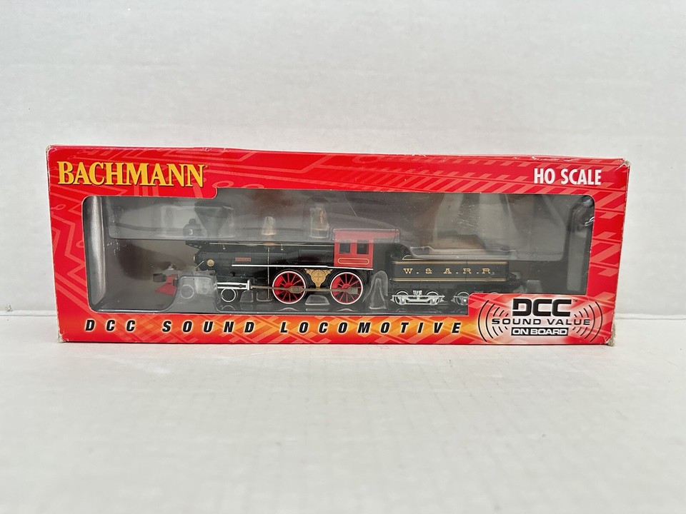 Bachmann HO 52705 4-4-0 American W/ Wood Load DCC/Sound W&ARR The ...