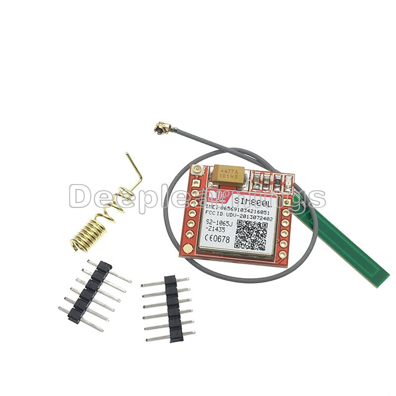 NEW Smallest SIM800L GPRS GSM Module Card Board Quad-band Onboard ...