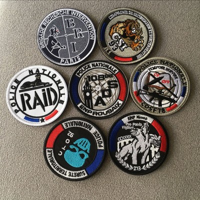 Embroidered Crafts Flags & Political Sewing Patches Embroidered France ...