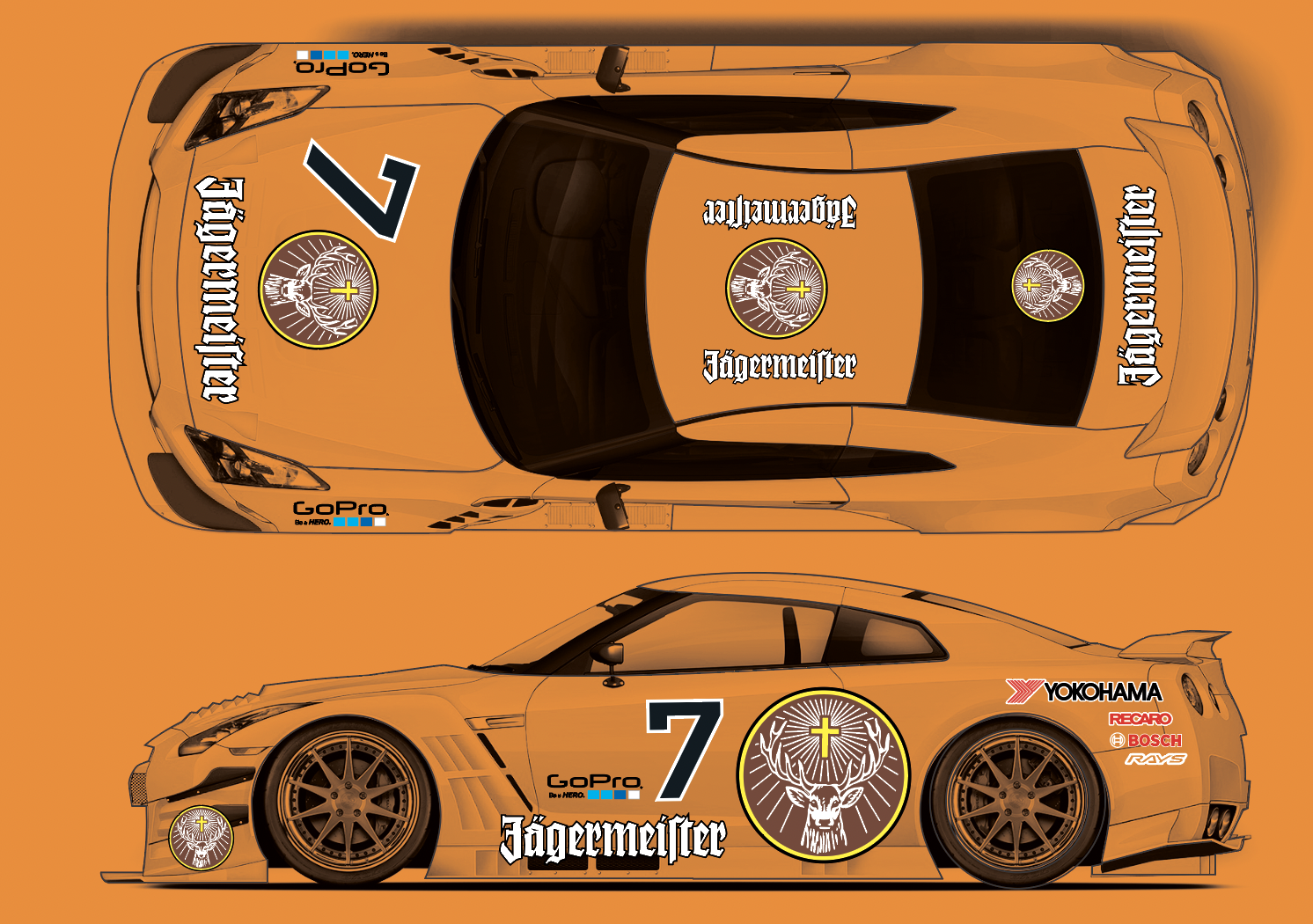 Team Jagermeister Racing Waterslide Decals 1/64 CUSTOM Hot Hw # 190 | eBay