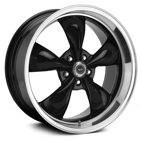 American Racing 16x7 Wheel Gloss Black Machined AR105 TORQ THRUST M ...