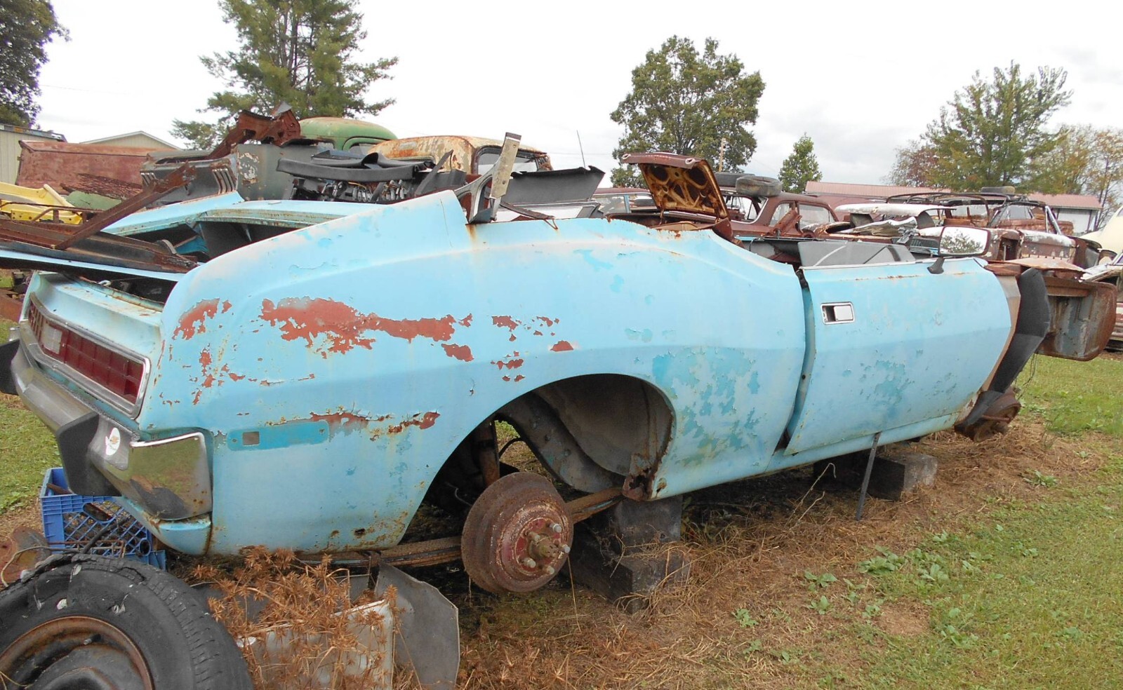 USED ORIGINAL parts 1972 AMC JAVELIN AMX REAR TRUNK BOOT LATCH CATCH ...