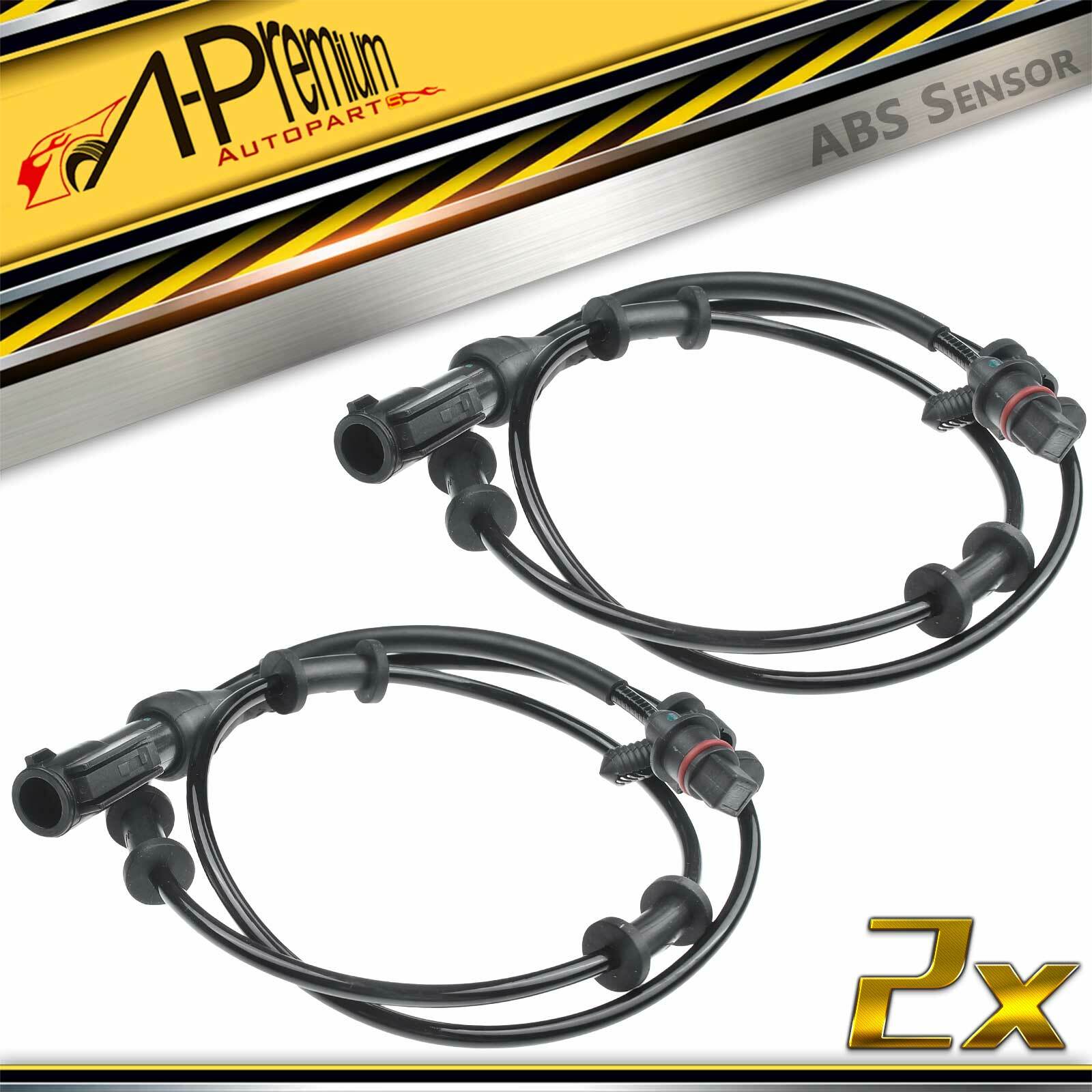 A-Premium 2Pcs ABS Wheel Speed Sensor Front for Jaguar XF XFR XJ XJR XK ...