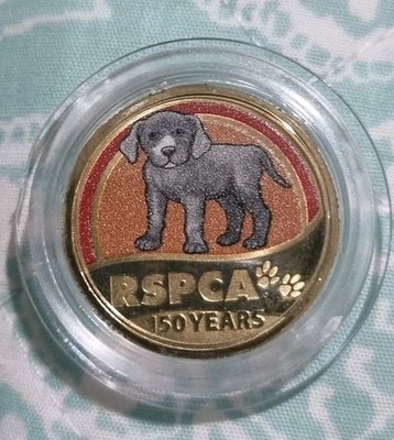 2021 $1 RSPCA Dog Coloured Coin In Capsule - One Dollar | eBay Australia