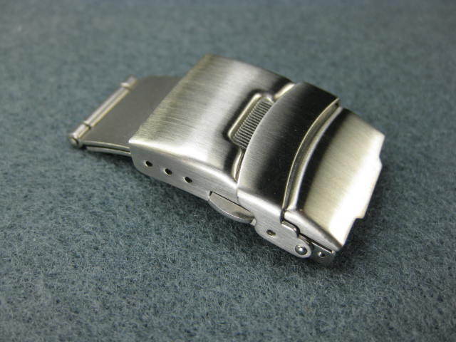New 24mm 22mm Stainless Deployment Buckle Deployant Clasp with Safety ...