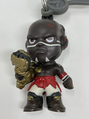 Overwatch DoomFist vinyl figure backpack hanger keychain video game ...