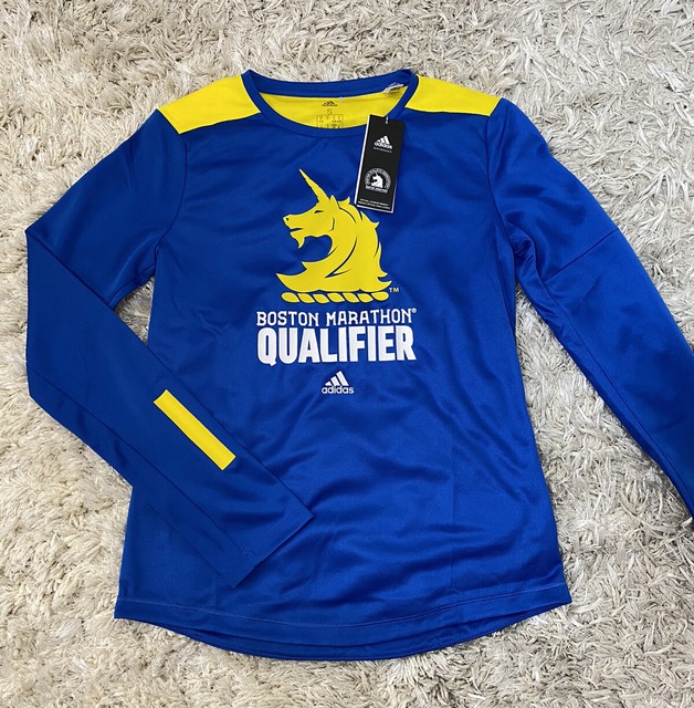 adidas Women’s Boston Marathon Qualifier Running Shirt Sz Large for ...
