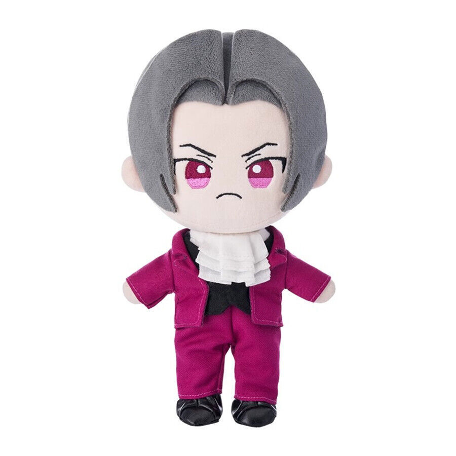 24cm Official Ace Attorney Phoenix Wright Miles Edgeworth Plush Doll ...