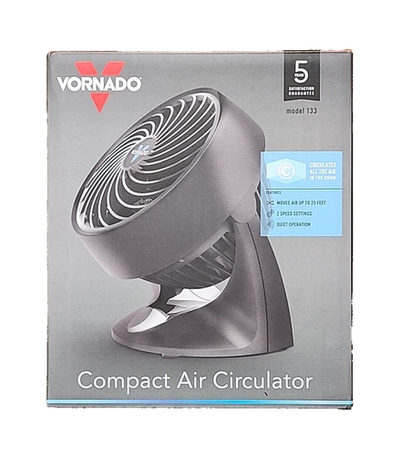 Vornado Air Circulator Fan 120V 121 Cfm Black Compact Model 133 | eBay