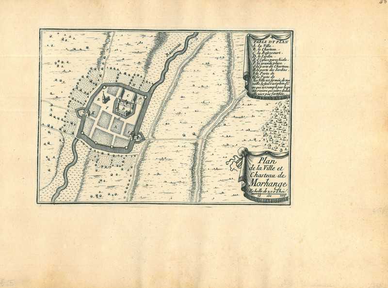 City map of Morhange | eBay