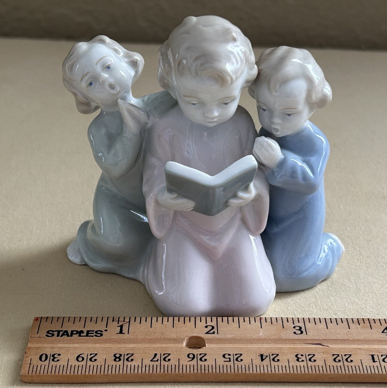 Metzler & Ortloff Porcelain Figurine 3 Girls Praying Made in Germany | eBay