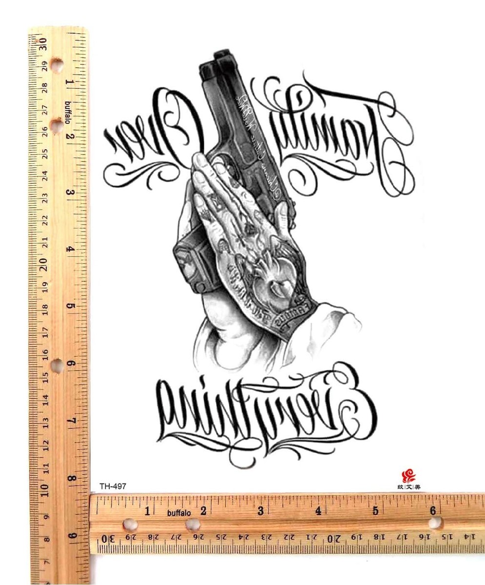 Praying Hands Tattoo For Women