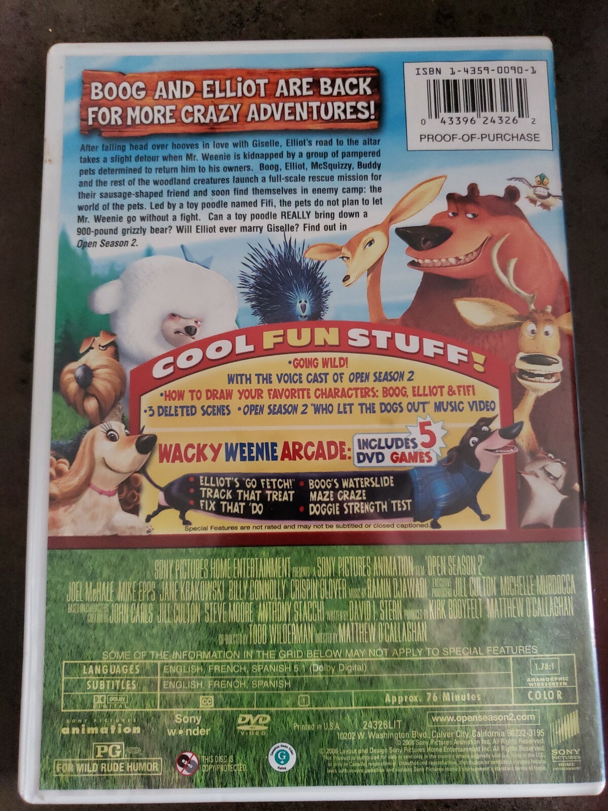 Open Season 2 (DVD, 2009) 43396243262| eBay