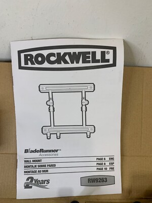 Rockwell RW9263 Wall Mount for Bladerunner Tabletop Saw | eBay