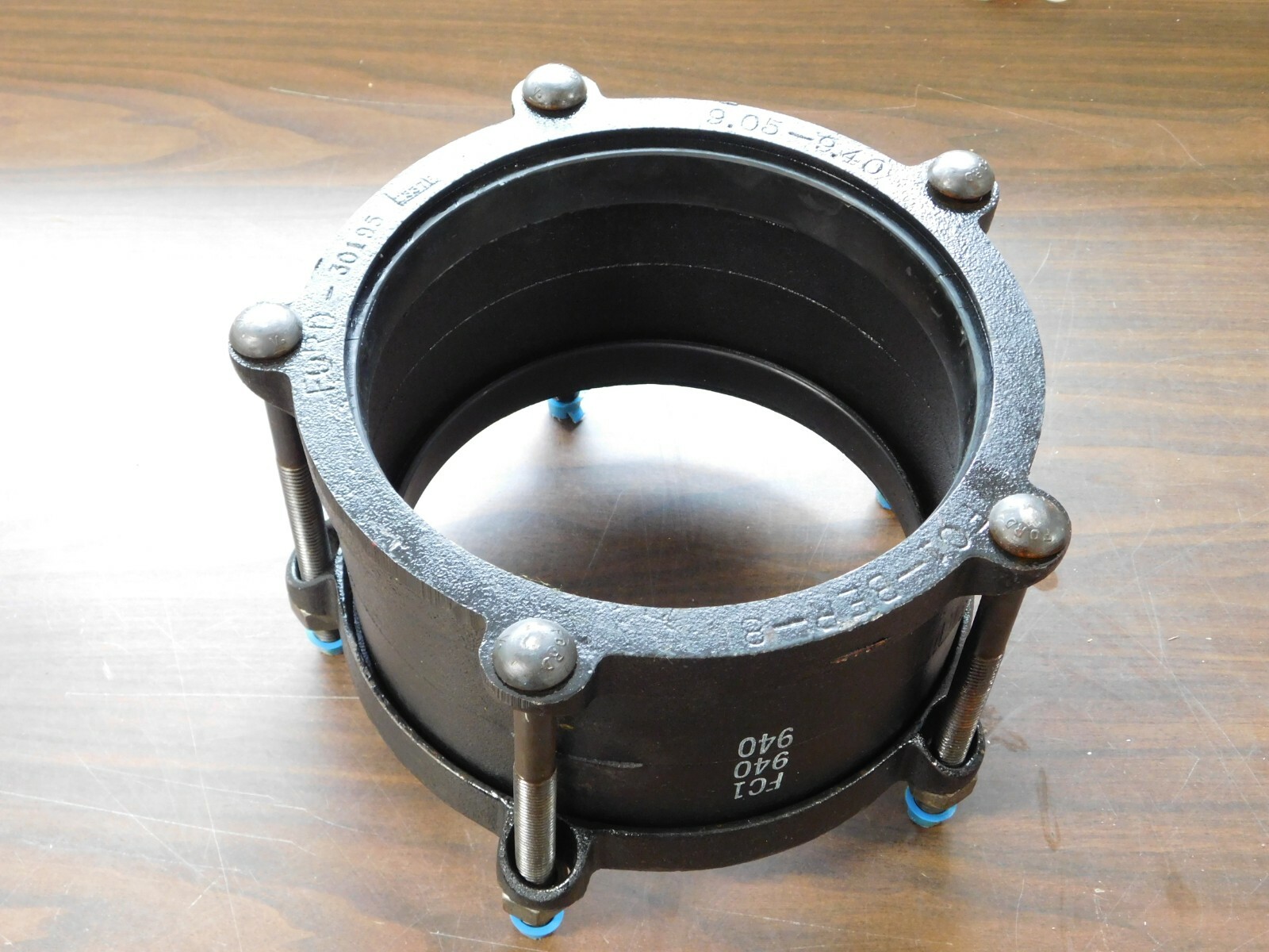 NEW FORD 30195 FC1-BER-8 HEAVY DUTY 9" Pipe Coupling 5-BOLT Clamp ...