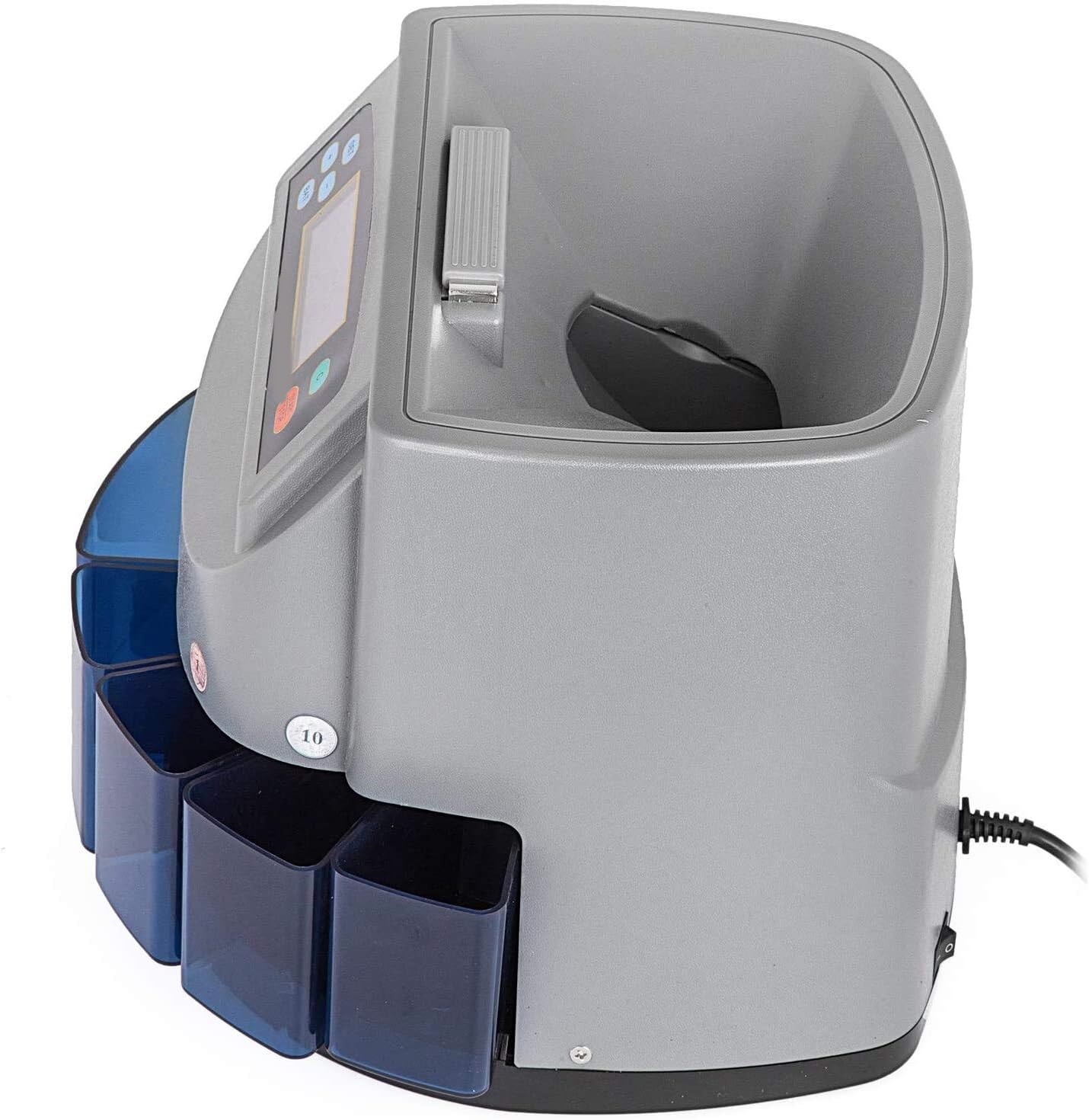 Coin sorter and wrapper machine manual with crank money change counter ...