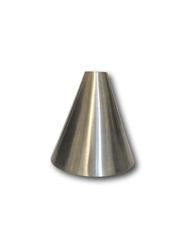 1 1/2" x 3/4" Exhaust Tube Merge Taper Cone Stainless Steel 316 | eBay