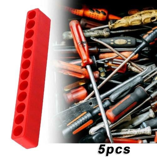 Efficient Batch Head Organizer 5pcs Hex Shank Bit Holder Durable and ...