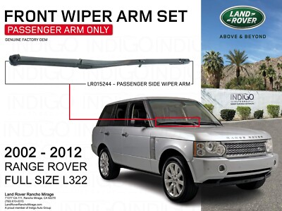 LAND ROVER RANGE ROVER L322 FULL SIZE 03-12 FRONT WIPER ARM & PIVOT RH ...