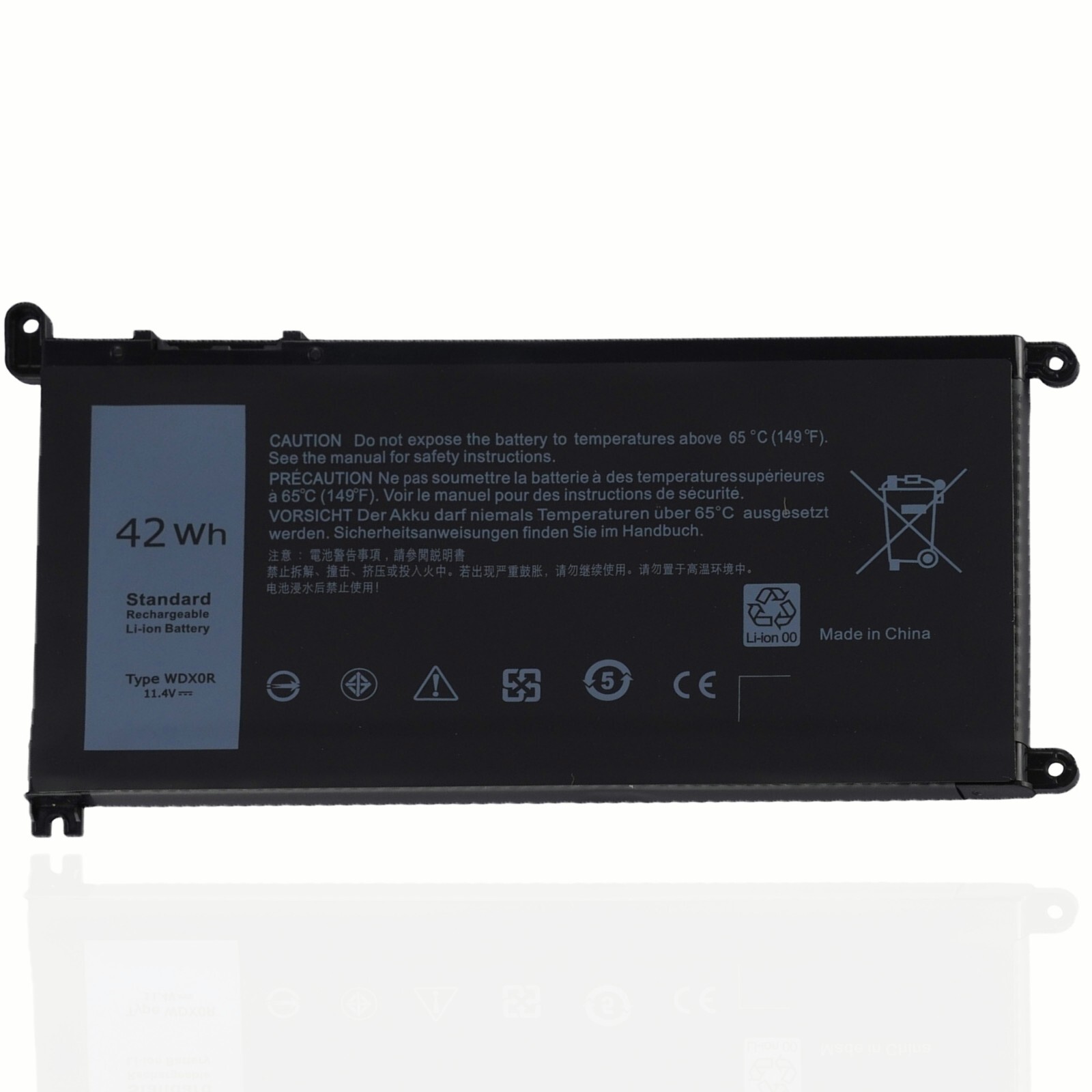 42WH WDXOR FC92N Replacement Battery For Dell Inspiron 13 7378 13 5000 ...