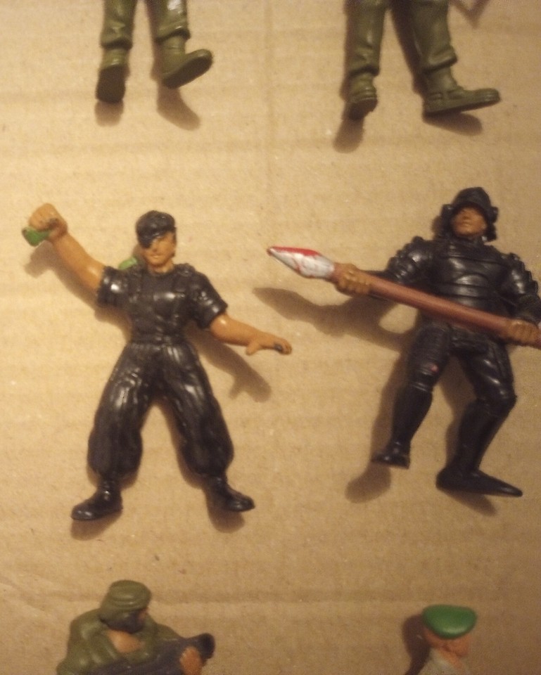 1986 Mattel G.U.T.S. Mini Figure Lot VTG GUTS Akido Force Mercenary ...