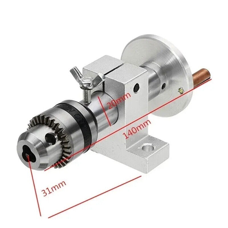Mini Lathe Machine Revolving Centre Head Metal Chuck DIY Woodworking ...