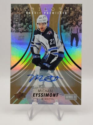 2022-23 Upper Deck Trilogy Michael Eyssimont Rookie Premieres Auto 75/ ...