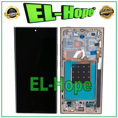 DISPLAY LCD OLED TOUCH FRAME PER SAMSUNG GALAXY S24 ULTRA SM-S928 ...