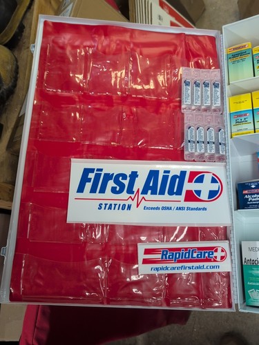 Rapid Care First Aid 4 Shelf All Purpose First Aid Kit Cabinet 80095 | eBay