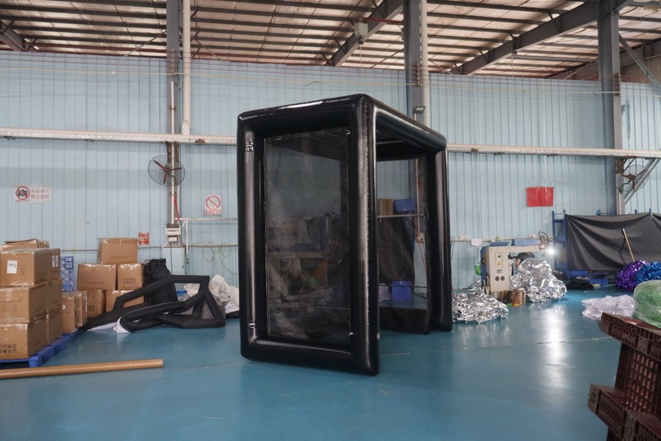 Inflatable Golf Hitting Bay Golf Training Cage Golf Simulator Projector ...