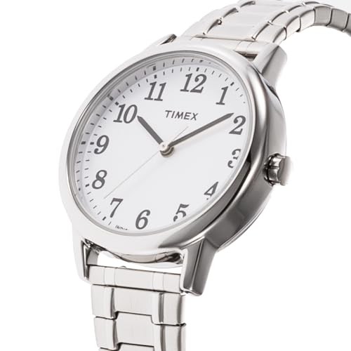 Timex Watch EASY READER White Dial Quartz 38MM TWG063000 Unisex Silver ...