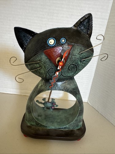 Allen Designs Studio Collection Cat Mouse Clock 10” X 6.5” 2004 | eBay