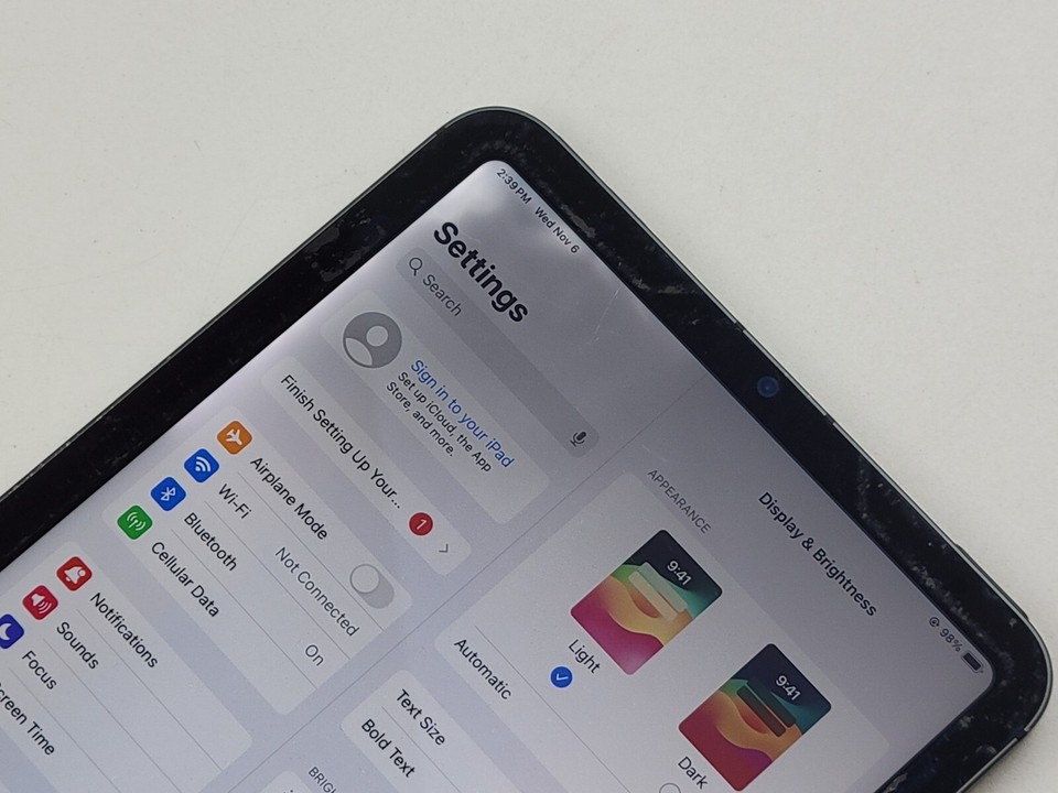 Apple iPad Mini 6th Gen. (A2568) 64GB, Wi-Fi + 5G (Unlocked) 8.3 ...