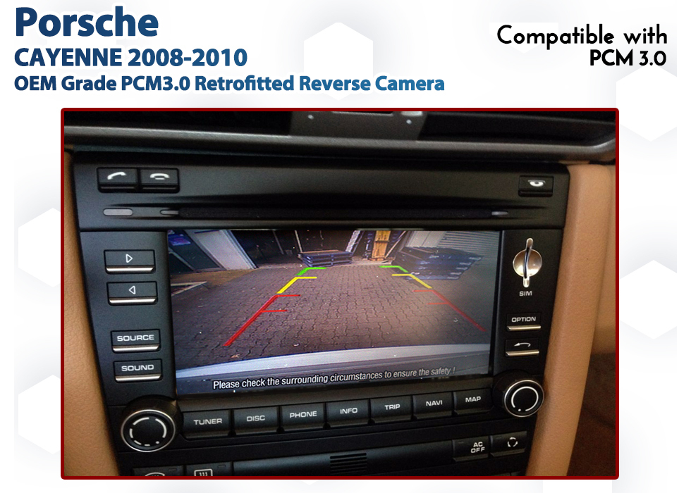 Porsche Cayenne - PCM3.0 Reverse Camera Integration service - Melb | eBay