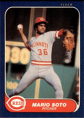 Mario Soto #192 1986 Fleer | eBay
