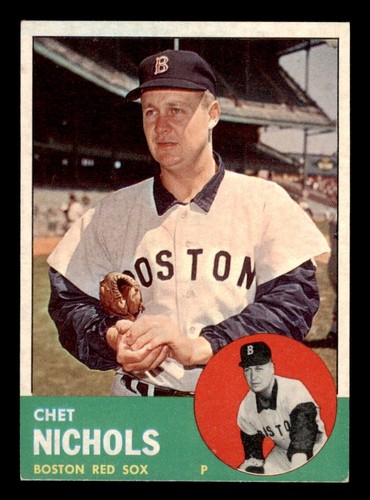 1963 Topps Baseball #307 Chet Nichols EX *e1 | eBay